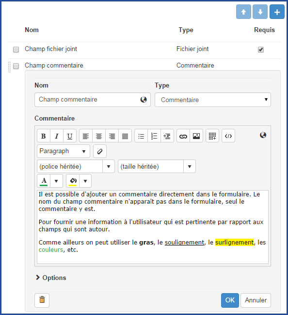 Création de formulaires personnalisés dans Octopus | Doc - Octopus
