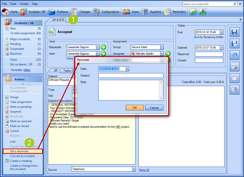 Reminders Management | Octopus Module | Doc - Octopus