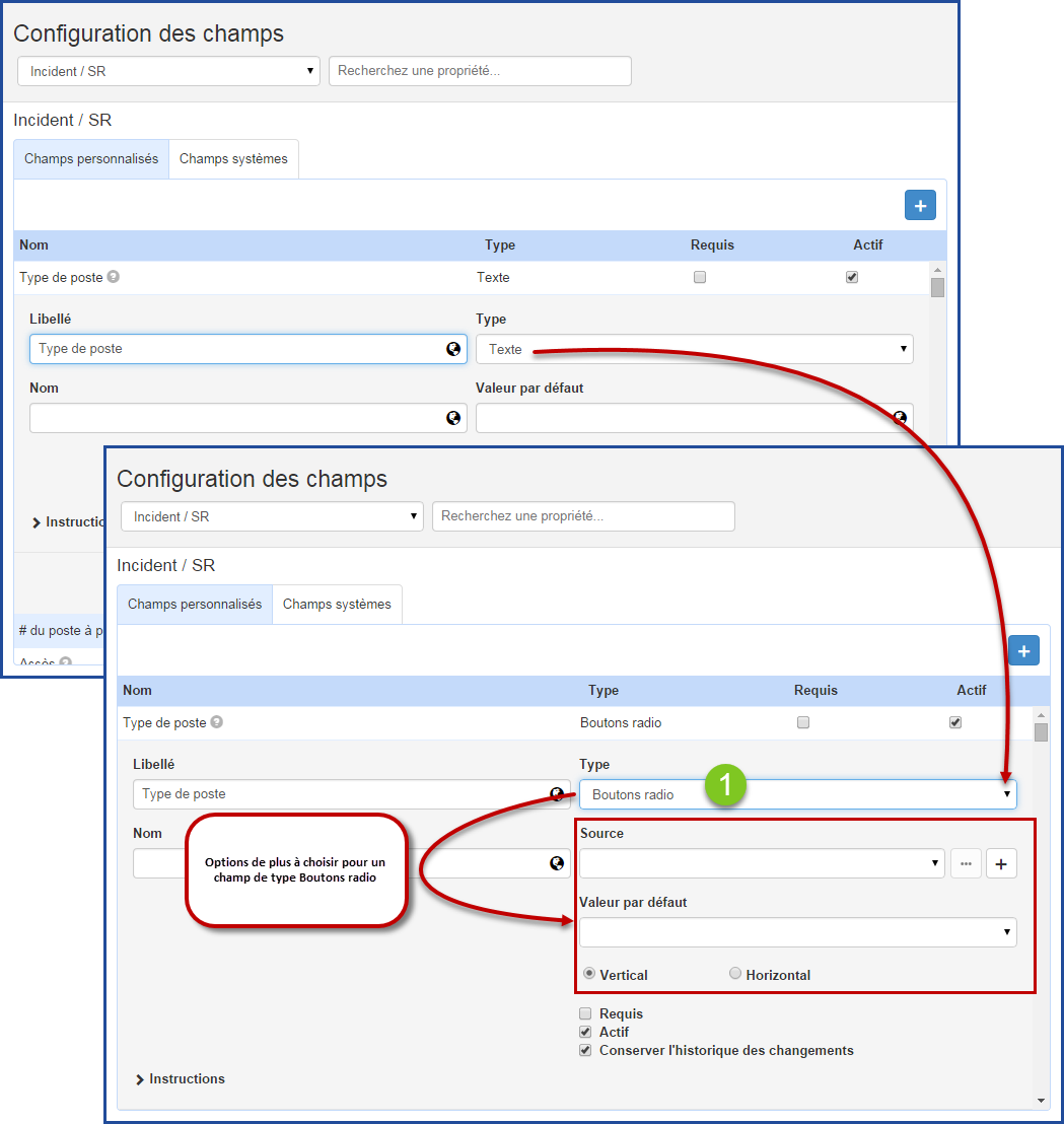 Listes de valeurs | Doc - Octopus