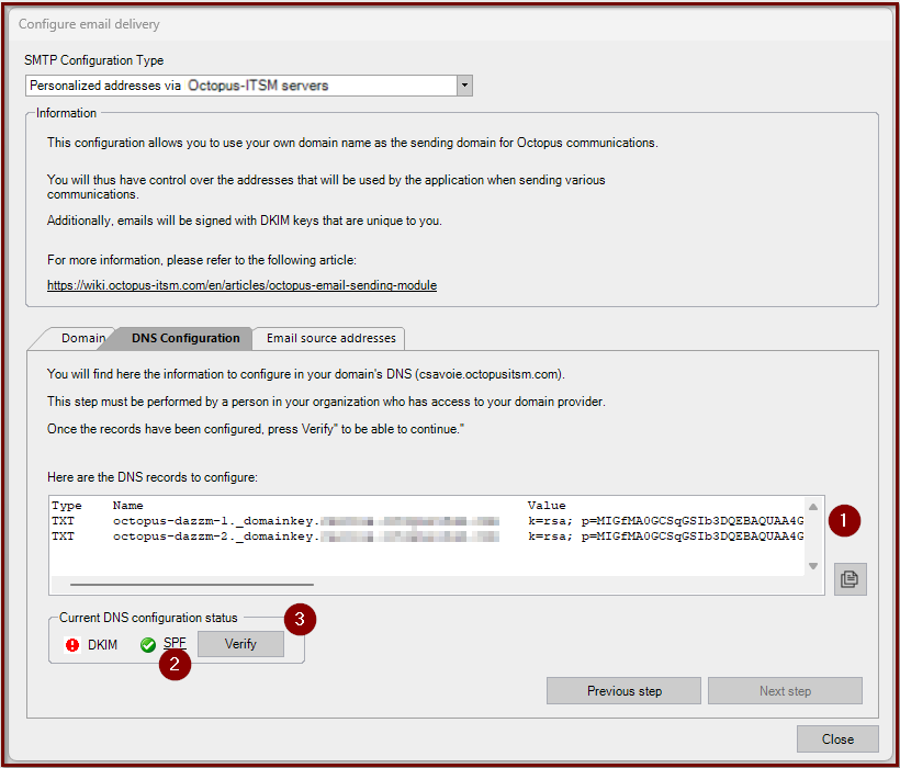 Octopus email sending module | Doc - Octopus