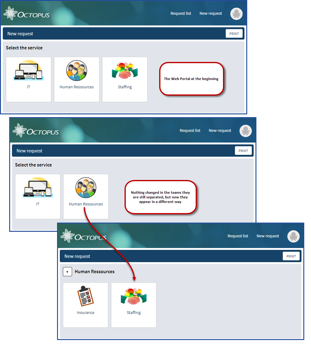 Web Portal - Setting up the modern mode | Doc - Octopus